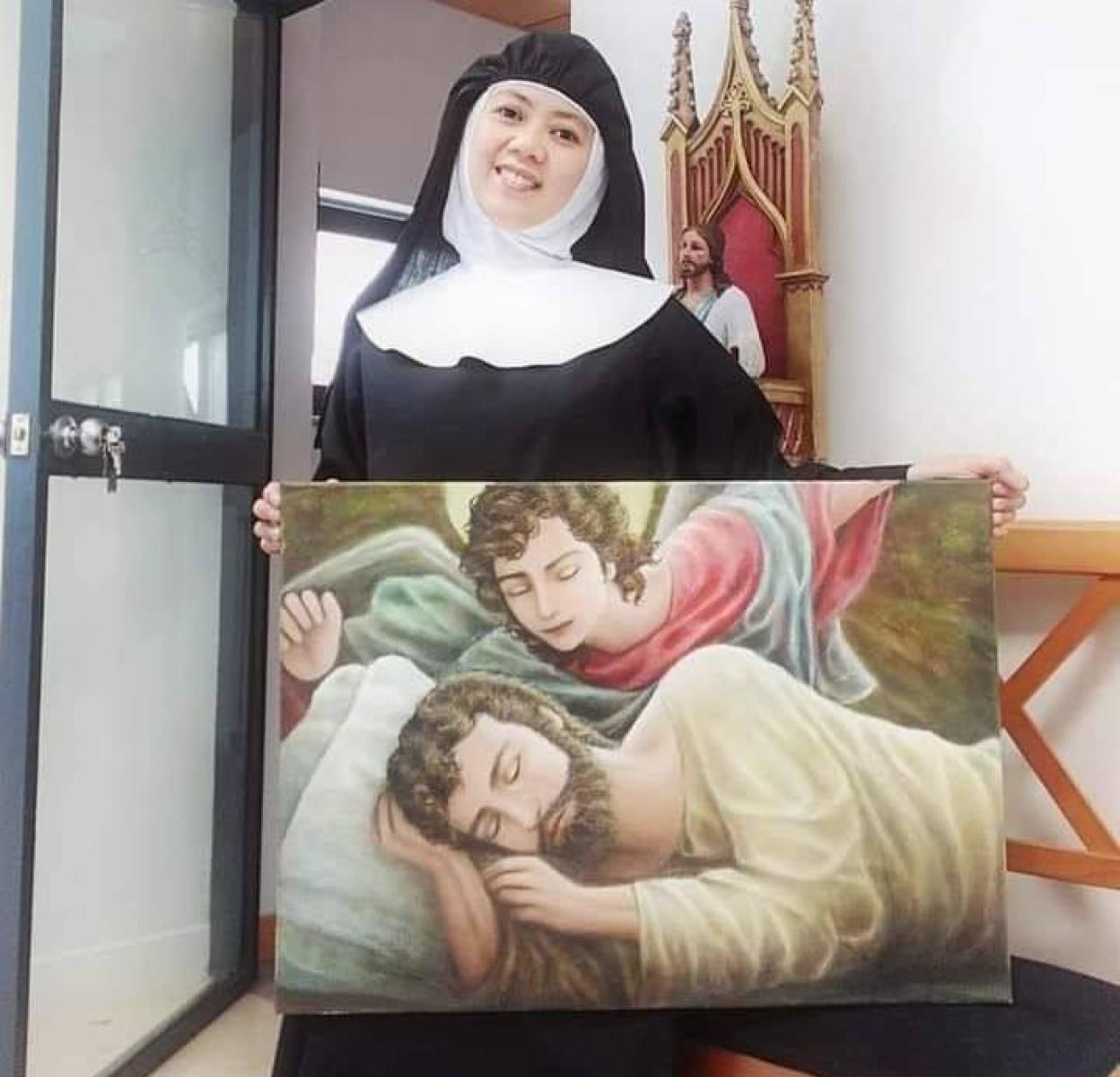 La monja de clausura que encuentra la paz en la pintura | El Correo